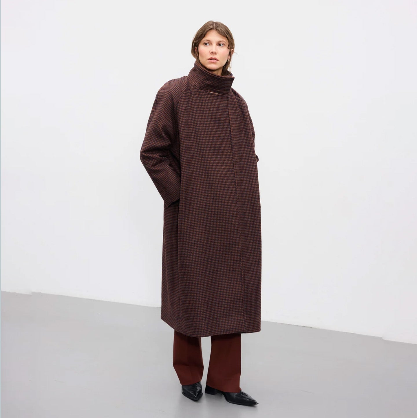 Insight Longcoat Houndtooth – Norway Designs