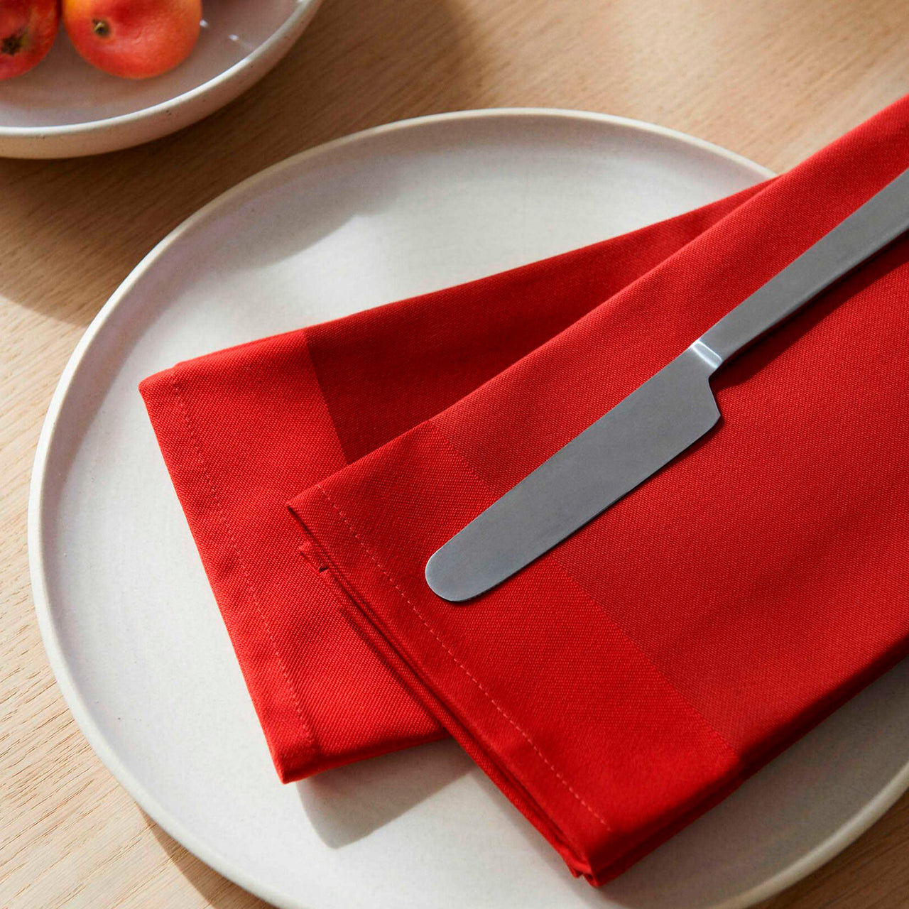 Textile napkins 2pk 50x50 White – Norway Designs