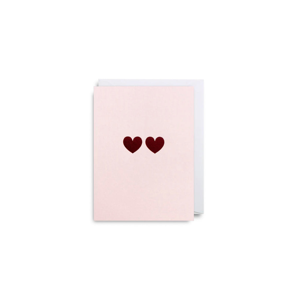 Lagom Design Love Hearts Mini Card - Norway Designs